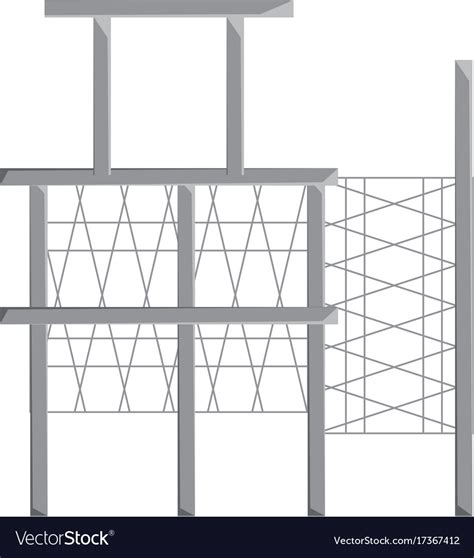 Scaffold Royalty Free Vector Image Vectorstock