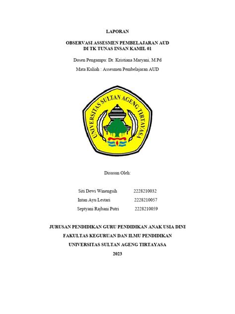 Laporan Uts Assesmen Pdf