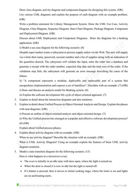 Cs6502 Ooad Question Bank And Answer Pdf