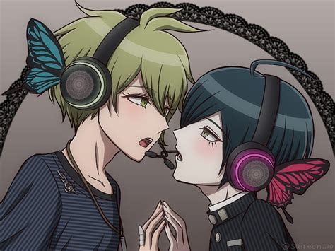 Saihara Shuichi And Amami Rantaro Danganronpa And 1 More Drawn By