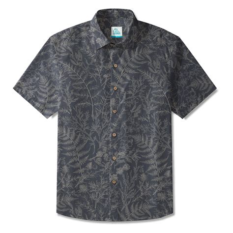 Leosware® Mens Hawaiian Shirt Short Sleeve Button Up 100 Cotton Blue