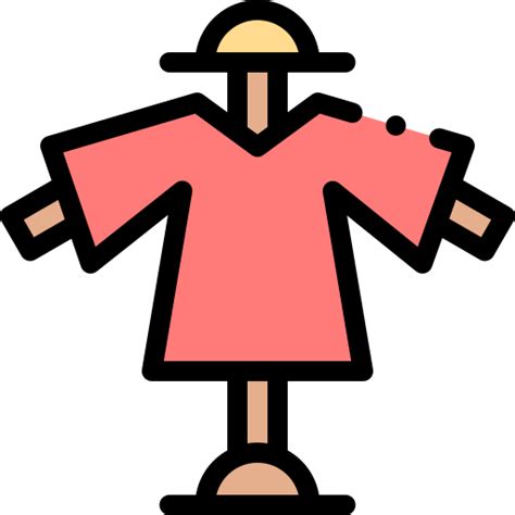 Scarecrow Detailed Rounded Lineal Color Icon