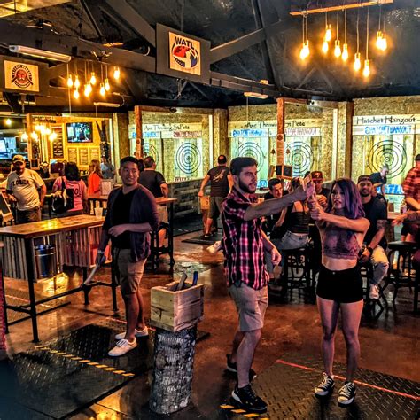 Axe Throwers Have Their Own Holiday — Hatchet Hangout Axe Throwing Venue