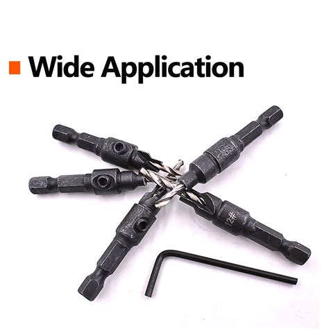 Quick Change Hex Shank Replaceable Lightweight Countersink Drill Bit EBay