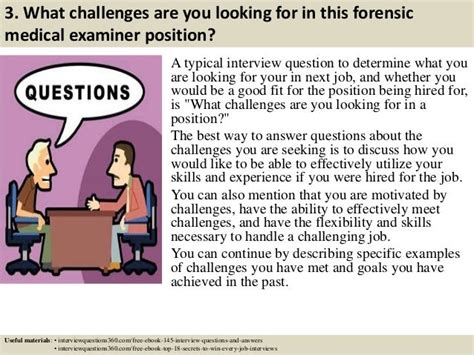Top 10 Forensic Medical Examiner Interview Questions And Answers