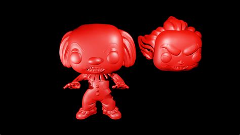 Stl File Pennywise Funko That It・3d Printer Model To Download・cults