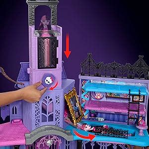 Monster High Doll House Haunted High School Playset With 7