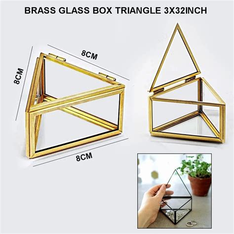 Brass Glass Box Triangle 3x32inch At Best Price In Mumbai By Ravray