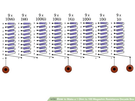 How To Make A Ohm To Megaohm Resistance Decade Box Steps