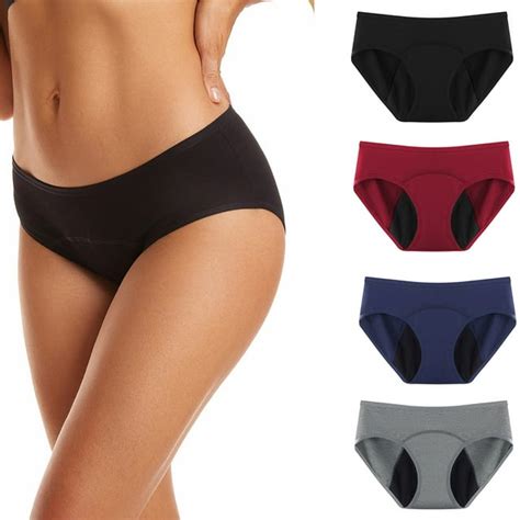 Scyoekwg Womens Underwear Plus Size Four Layer Physiological Panties