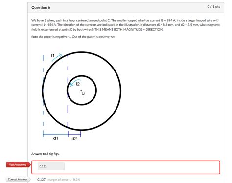 [solved] we have 2 wires each in a loop centered around
