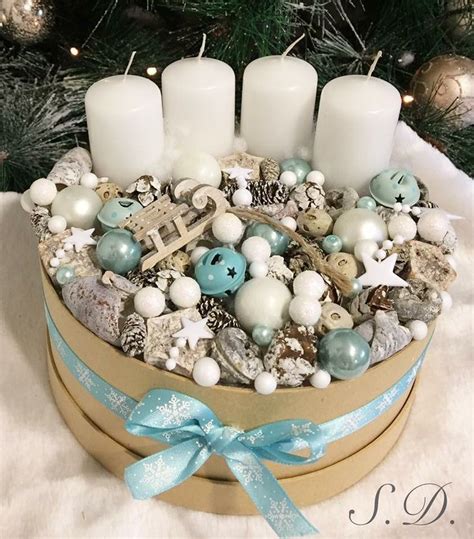 Pin on Новый год Christmas candles Christmas advent wreath Christmas centerpieces