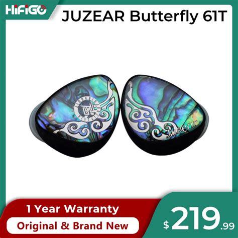 Внутренние наушники JUZEAR Butterfly 61T 6BA + 1DD Hi-Fi | AliExpress