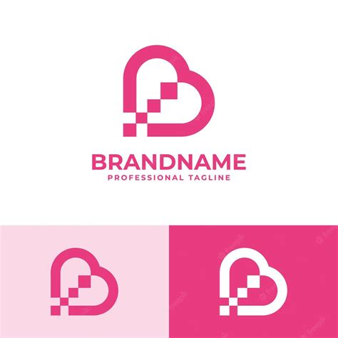 Premium Vector Letter B Love Logo Suitable For Any Business Related