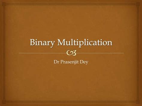 Booth Multiplication Pptx