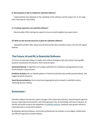 Construction Submittals Software A Deep Dive Into Streamlining The Approval Process Pdf