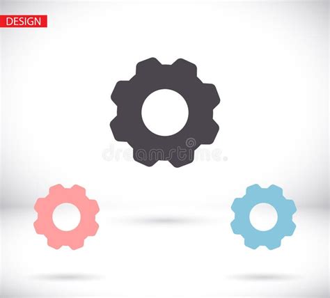 Settings Isolated Vector Icon Gear Symbol Vector Icon Gear Tool Or Button For Web Application