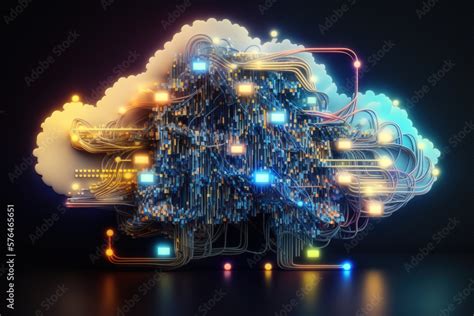 Cloud Networking Automation Network Telemetry Cloud Managed Ai Generated Art For Business