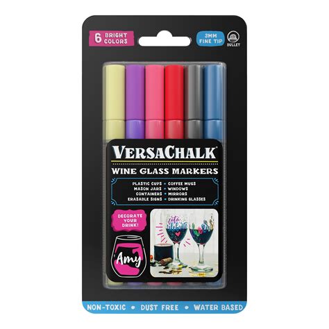 Wine Glass Markers 6set Versachalk