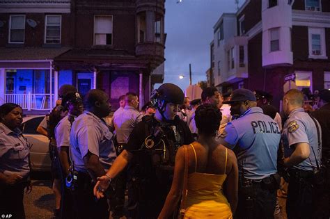 Philadelphia Cops Are Pelted And Taunted By Crowd Who Cheered For