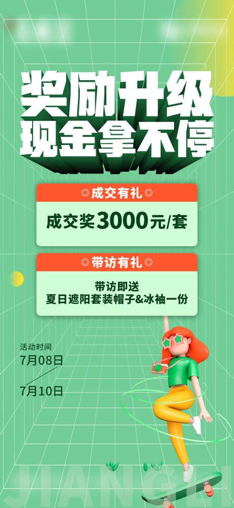 地产中介带看奖励热销系列海报psd广告设计素材海报模板免费下载 享设计