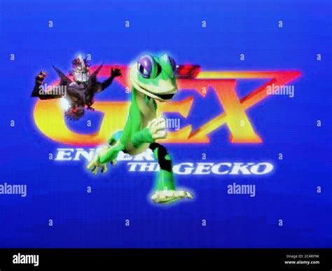 Gex Enter The Gecko Sony Playstation 1 Ps1 Psx Editorial Use Only