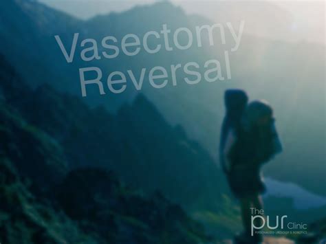 Robotic Vasectomy Reversal