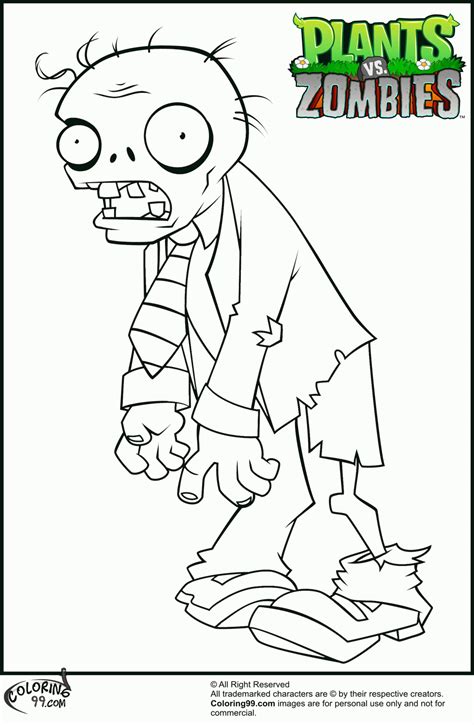 Plants Vs Zombies Coloring Pages Printable Sketch Coloring Page My