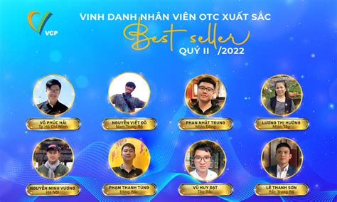 VCP VINH DANH CÁ NHÂN BÁN HÀNG XUẤT SẮC NHẤT QUÝ II NĂM 2022