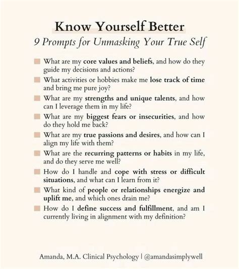 Know Yourself Better And Other Things To Do Self Discovery Questions