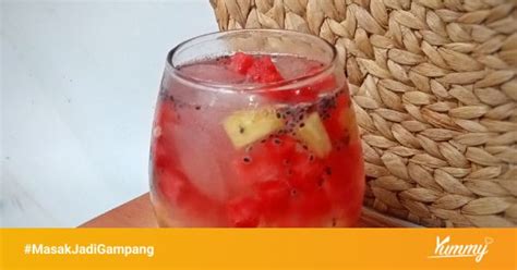Resep Es Semangka Nanas Sederhana Rumahan Di Yummy App