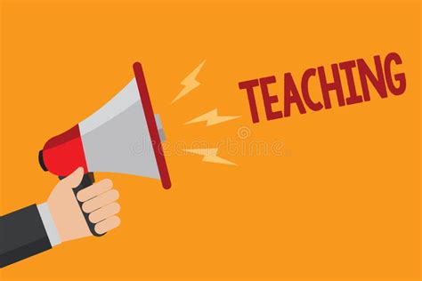 Handwriting Text Writing Teaching Concept Meaning Act Of Giving Information Explaining One