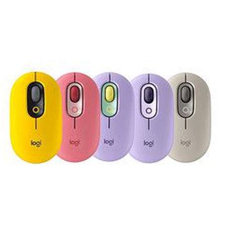 Logitech Pop Mouse With Emoji Blast Yellow