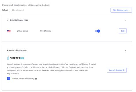 how to preview or enable shipperhq in bigcommerce shipperhq docs