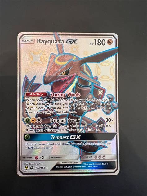 Pokemon Rayquaza Gx 177a168 Celestial Storm Eng Kaufen Auf