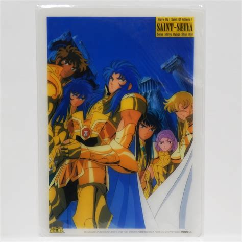 【未使用】【未使用】聖闘士星矢 下敷き 黄金聖闘士 6人 B5【送料込み】 当時物 セイカノート Movic アイオリア ミロ サガ