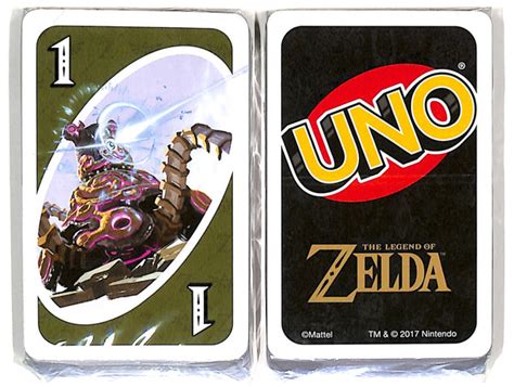 Legend Of Zelda Playing Card The Legend Of Zelda Uno Card Game Link