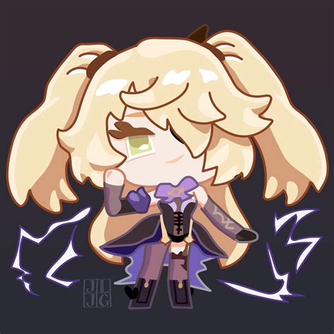 I Did A Chibi Fischl Fanart With Cookie Run Style Rgenshinimpact