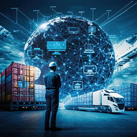 Premium Photo Transport And Logistic Manager And Engineer Checking Generative Ai Illustration
