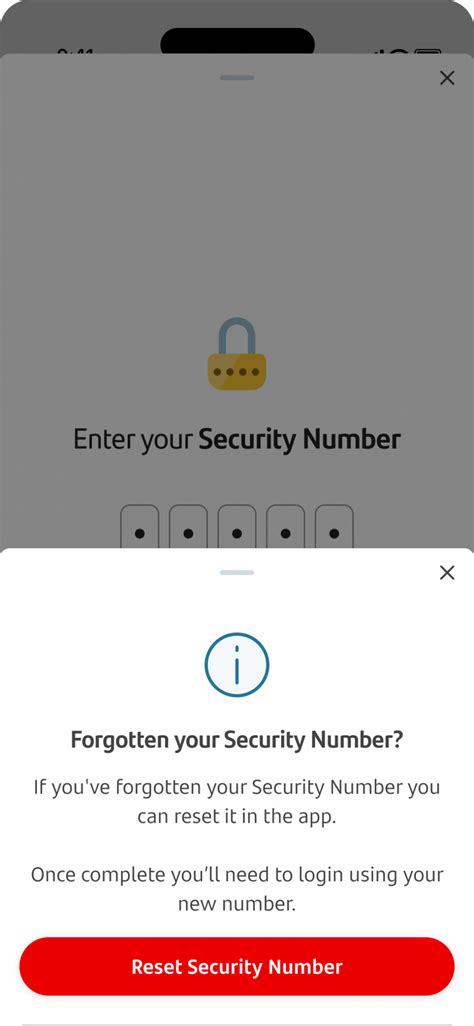 reset your details and get access