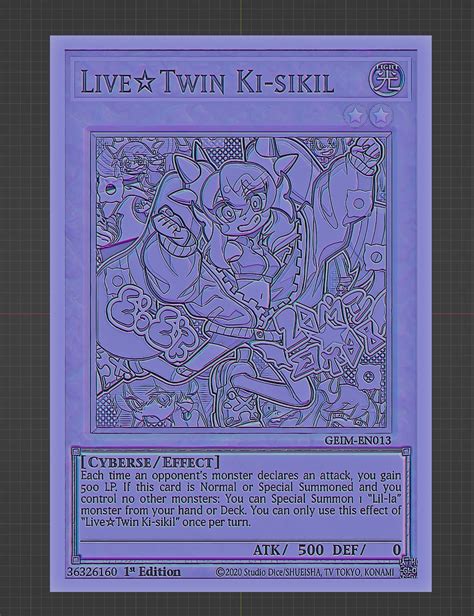 Live Twin Ki Sikil Yugioh 3d Model 3d Printable Cgtrader
