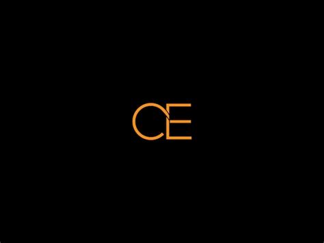 Premium Vector Ce Logo Design