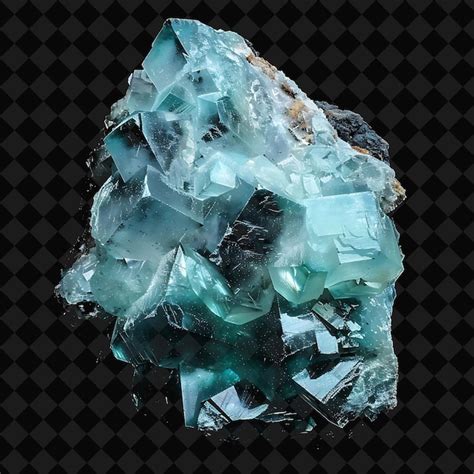 Smithsonite Crystal With Trigonal Shape And A Range Of Color Png Neon
