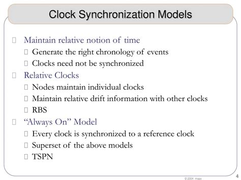 Ppt Clock Synchronization In Sensor Networks Models Protocols And