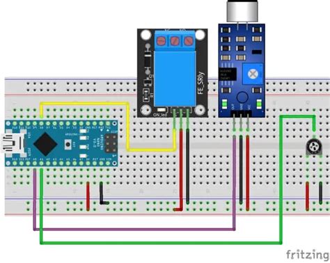 Arduino Projekt Relais Mit Ger Uschdetektor Schalten Technik Blog