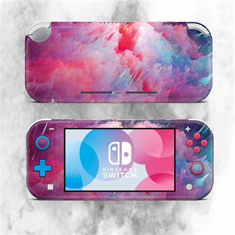 Purple Sky Nintendo Switch Lite Skin Pink Clouds Switch Lite Etsy