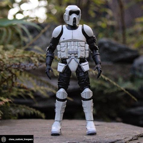 112 Clone Scout Trooper Black Series 3d Printed Helmet Etsy