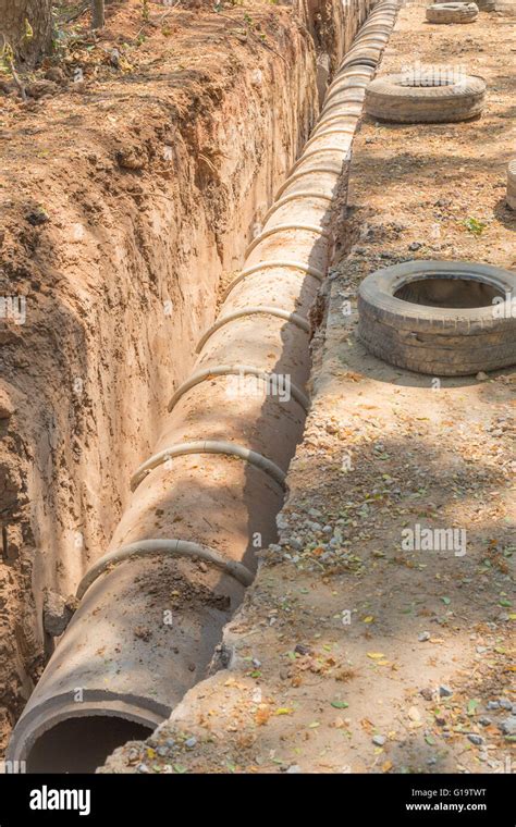 Underground Drainage Pipe Hi Res Stock Photography And Off