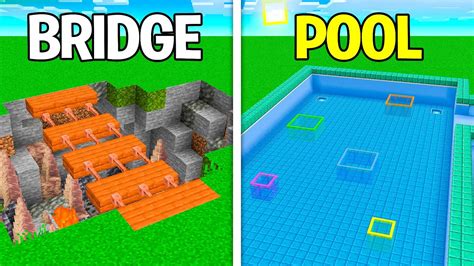 30 Minecraft Simple Build Hacks Ideas YouTube