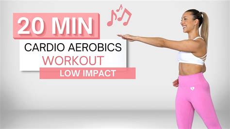 Min CARDIO AEROBICS WORKOUT To The Beat All Standing Low Impact No Squats YouTube